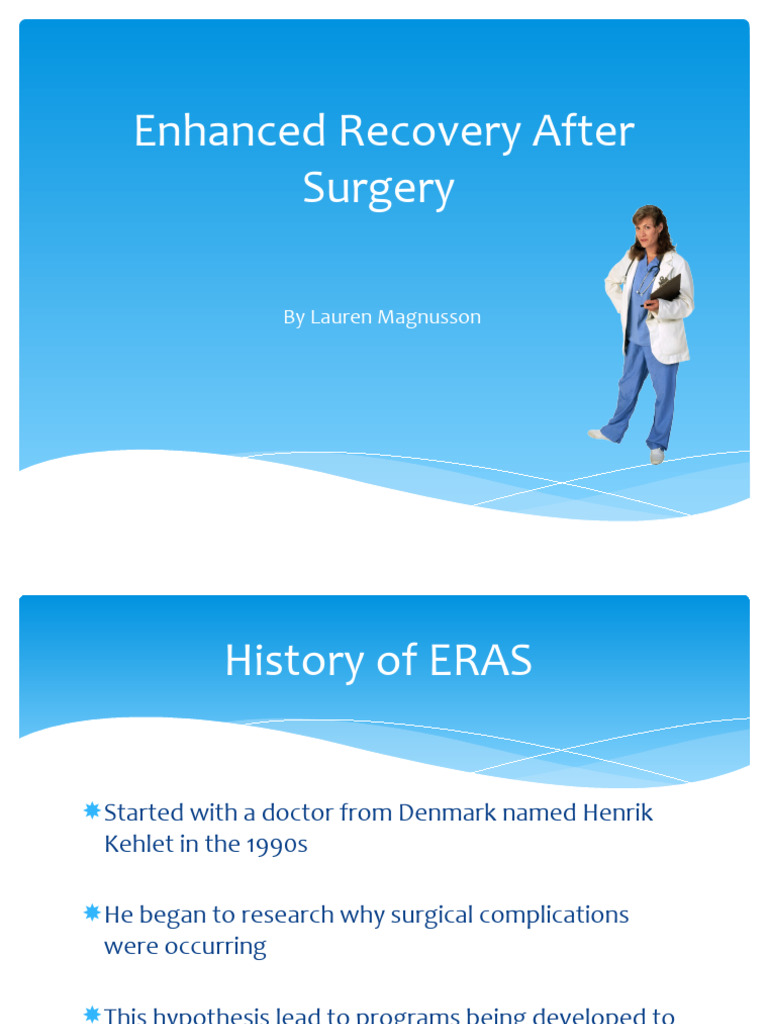 Eras PP | PDF | Surgery | Nausea