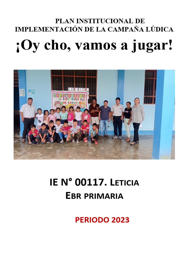 ¡Oy Cho, Vamos A Jugar! | PDF | Las emociones | Cognición