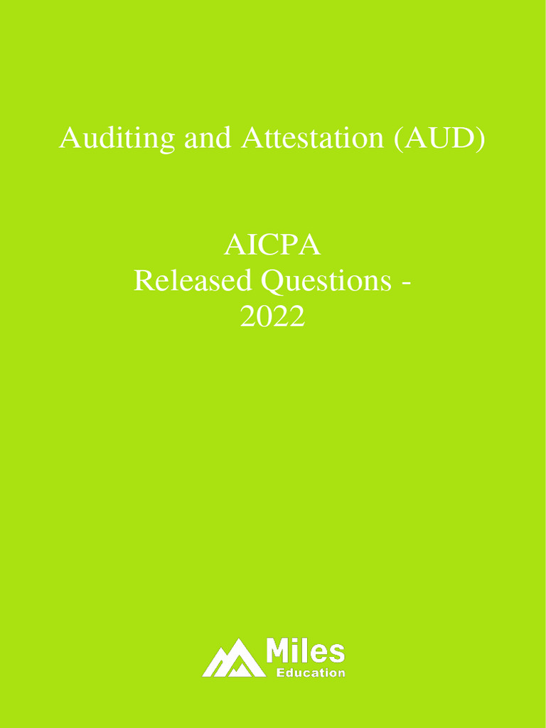 Aicpa Aud Final 22 | PDF | Financial Audit | Audit