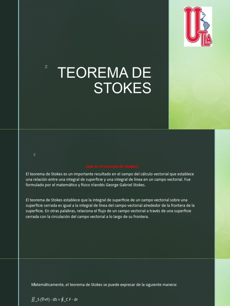 Teorema de Stokes | PDF