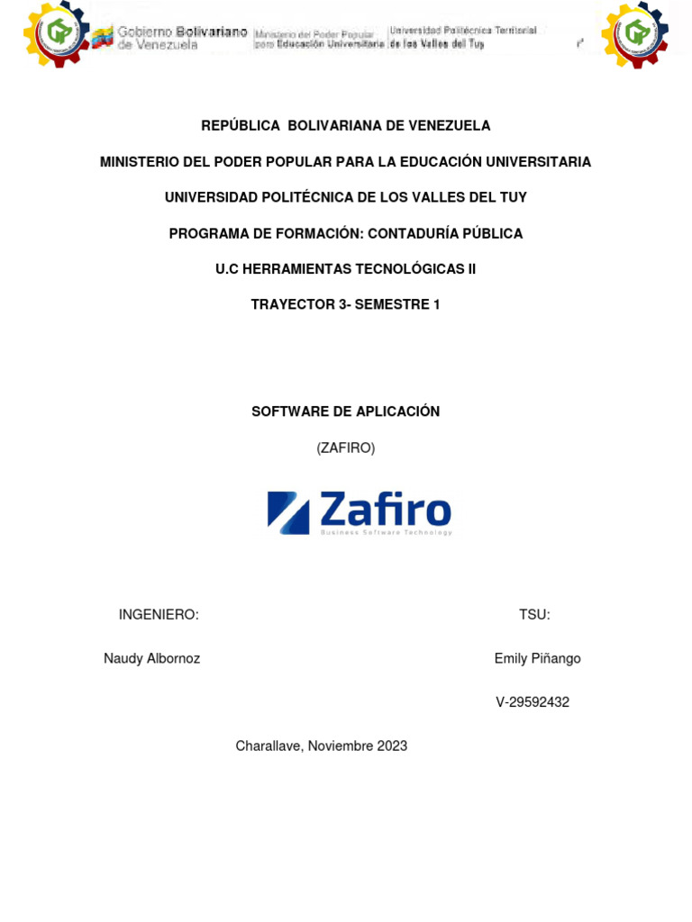 Zafiro | PDF | Contabilidad | Software de la aplicacion