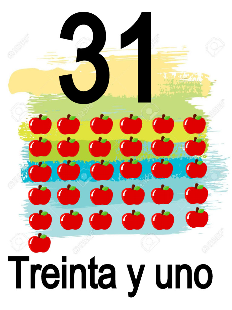 Numeros 20 Al 30 | PDF