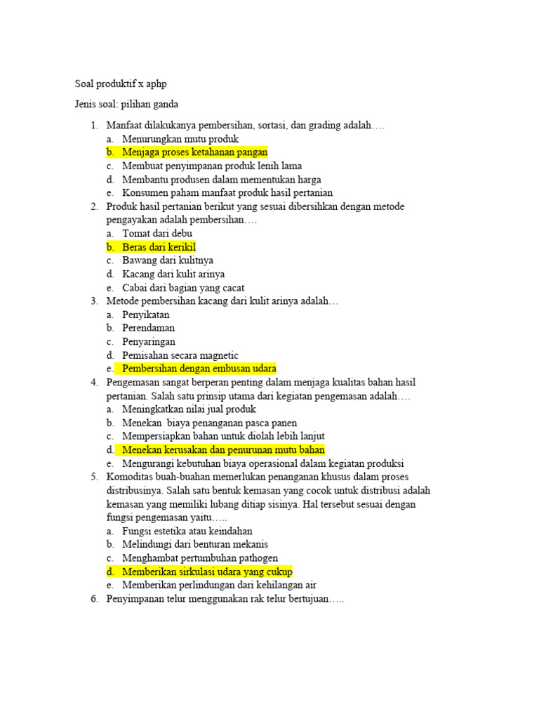 Soal PAT Produktif X Aphp | PDF | Teknologi & Rekayasa