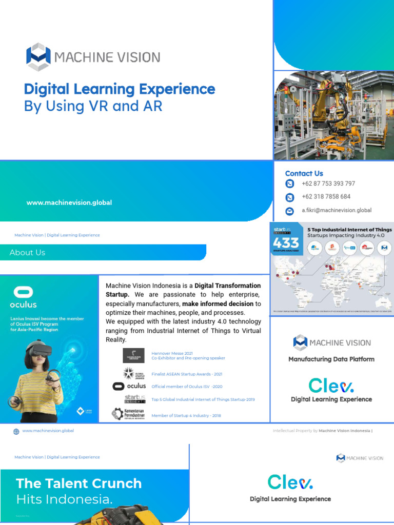 Digital Learning Experience by Using VR and AR | PDF | Augmented Reality | Virtual Reality