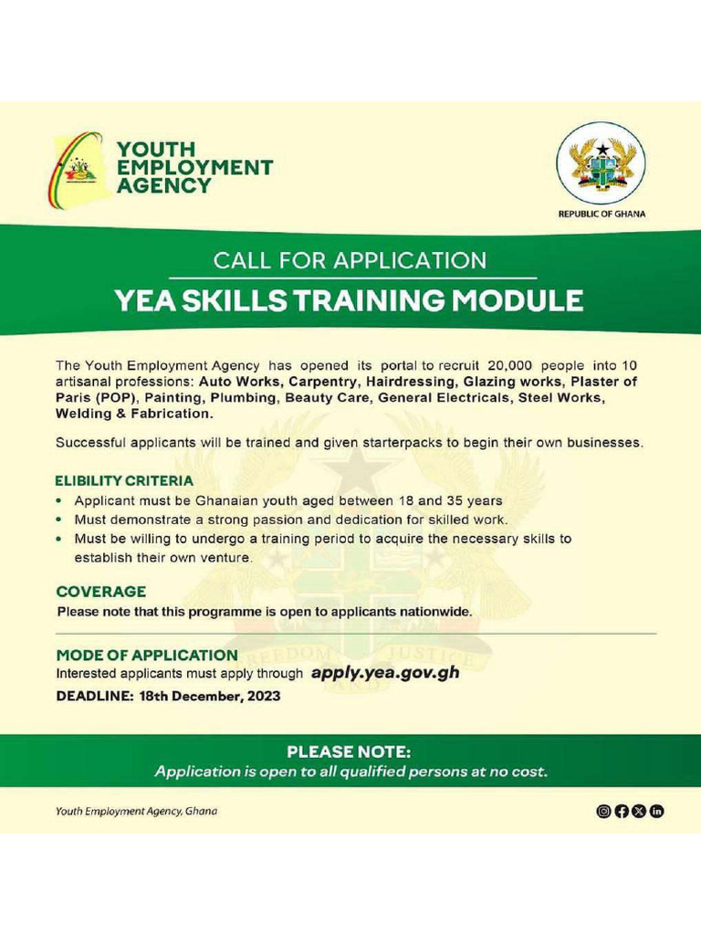 Yea Skills Training Module | PDF