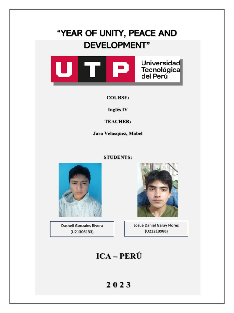 Ingles TA2 | PDF | Peru | Gastronomy