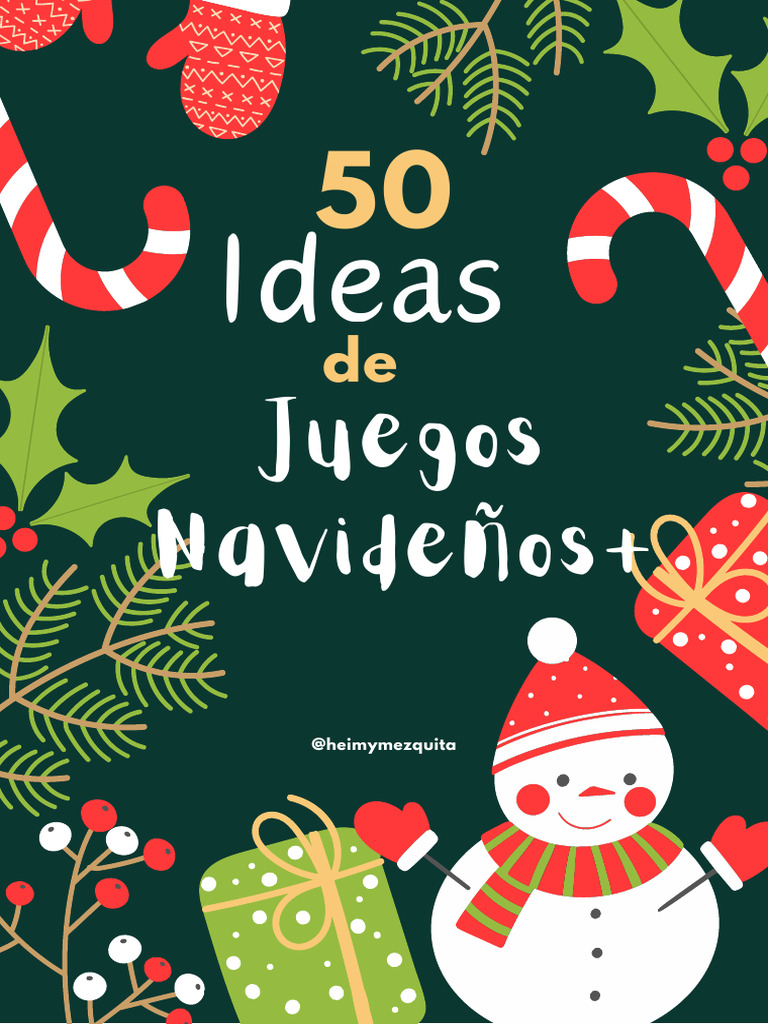 50 Ideas de Juegos Navideños | PDF | Navidad | Tradiciones navideñas