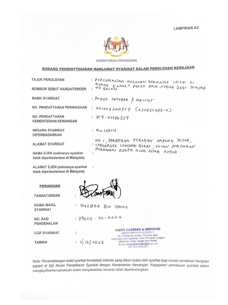 Lampiran A2 | PDF