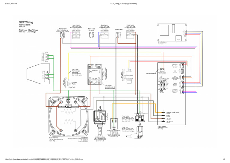 GCP Wiring PCBv3 | PDF