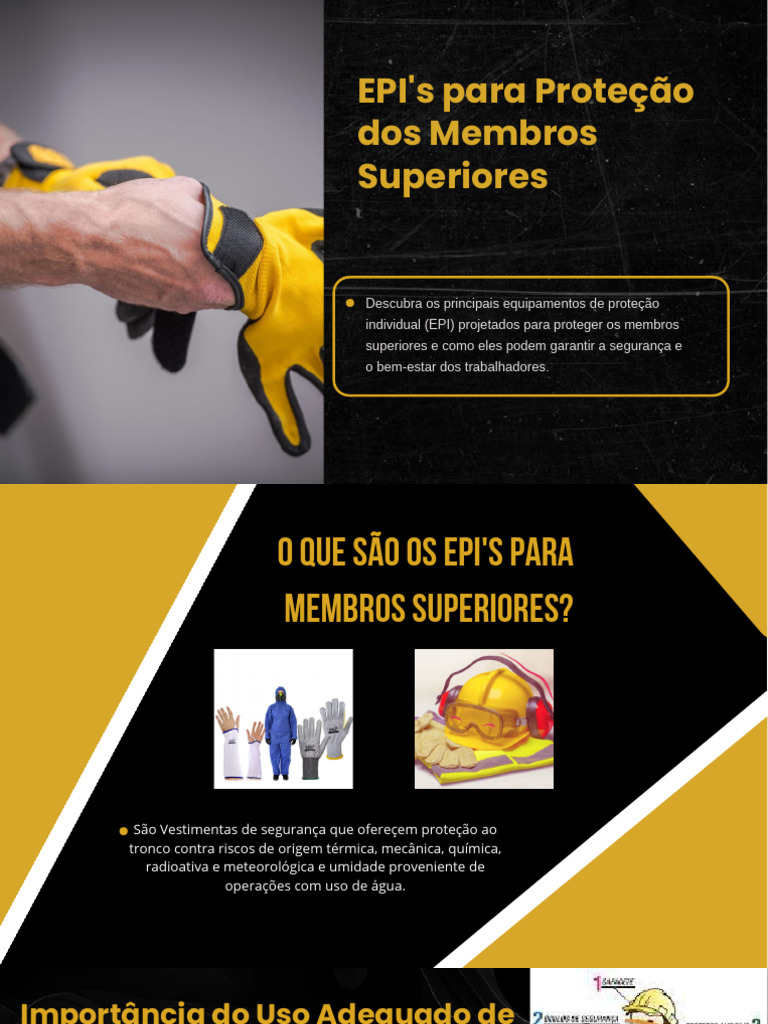 EPIs para Protecao Dos Membros Superiores - PDF - 20231108 - 143932 - 0000 | PDF | Roupas ...