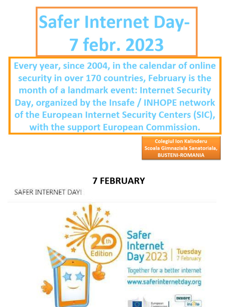 Safer Internet Day 2023 Overview | PDF
