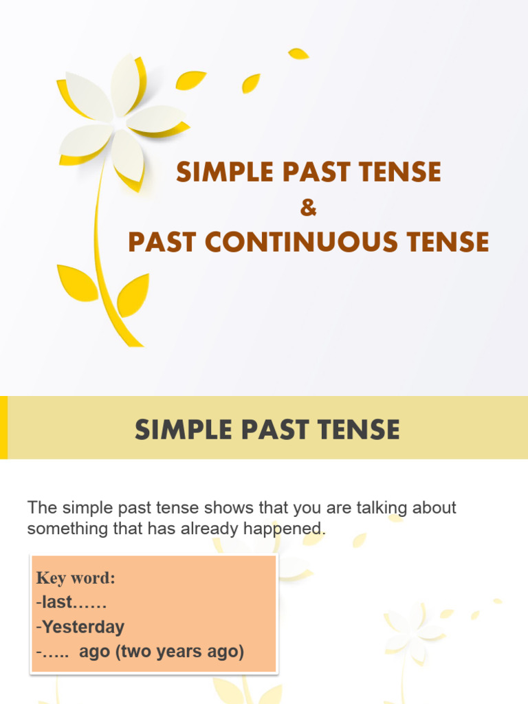 Simple Past vs. Past Continuous | PDF | Verb | Linguistic Typology