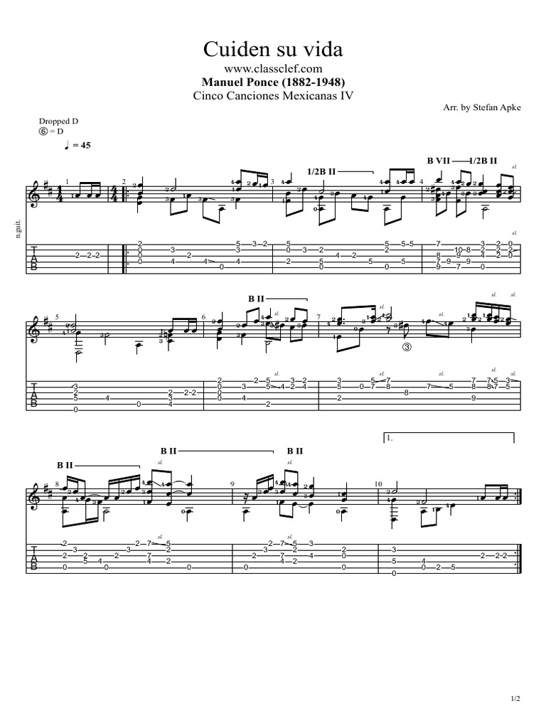 Cuiden Su Vida Manuel Ponce | PDF