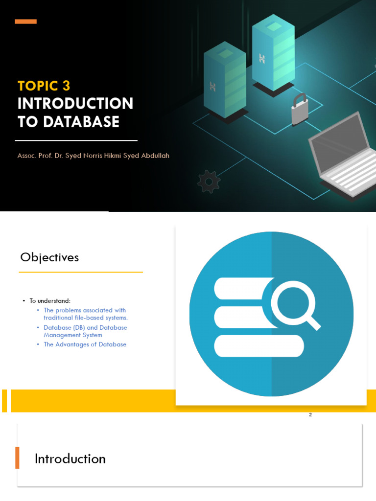 Topic 3 Introduction To Database | PDF | Databases | Sql
