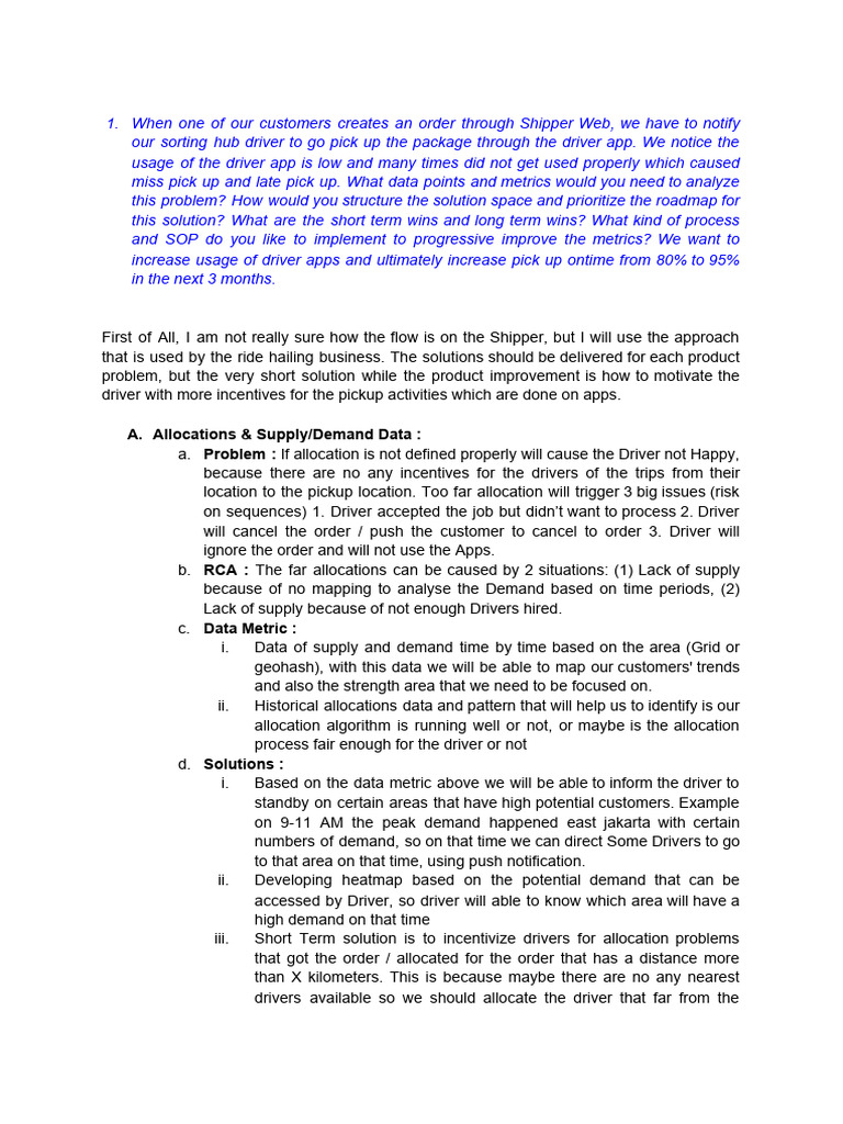 Shipper - POM - Test - Bayu Yanuargi | PDF | Global Positioning System ...