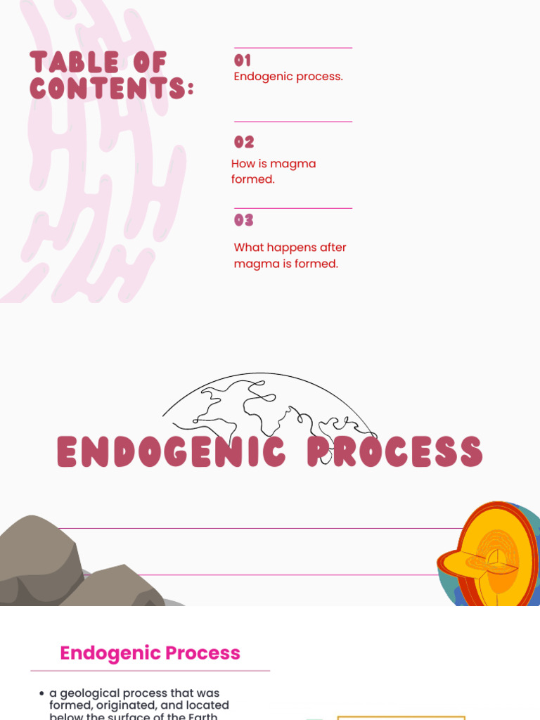 Endogenic Processes | PDF | Magma | Igneous Rock