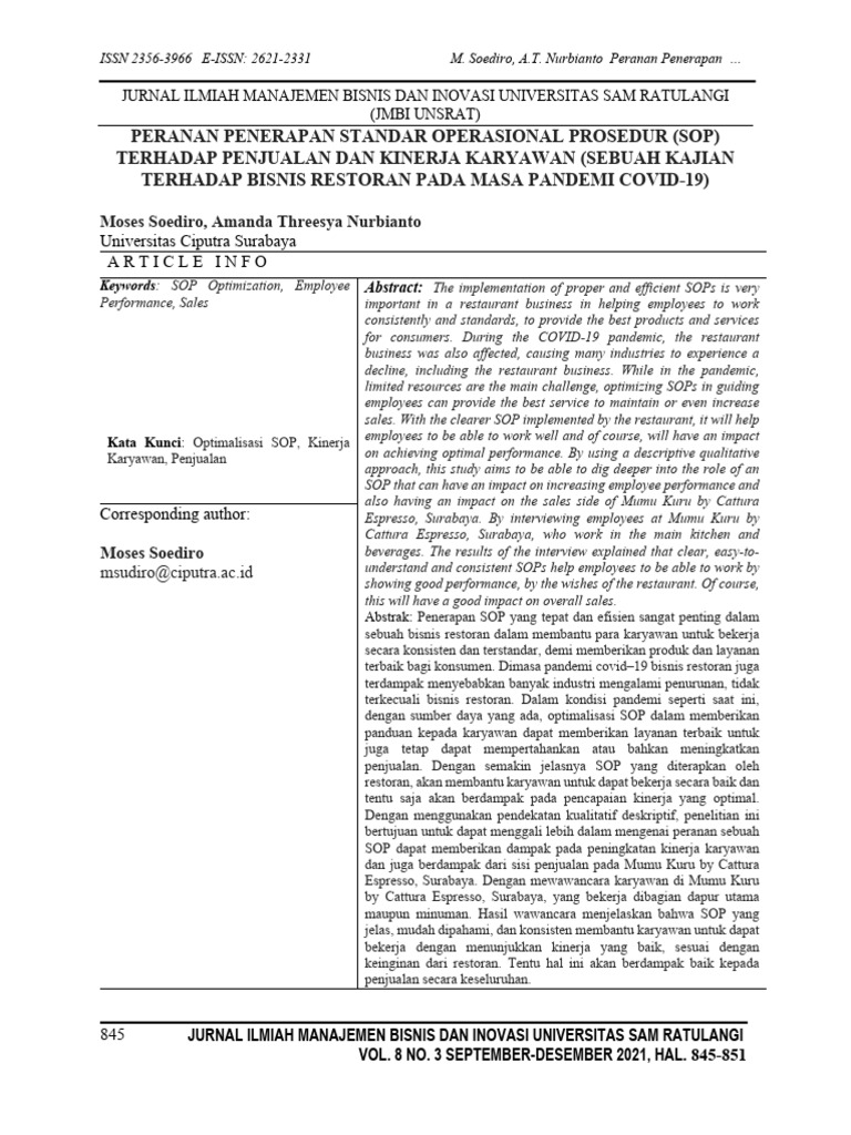 Sop Analys | PDF | International Standard Serial Number