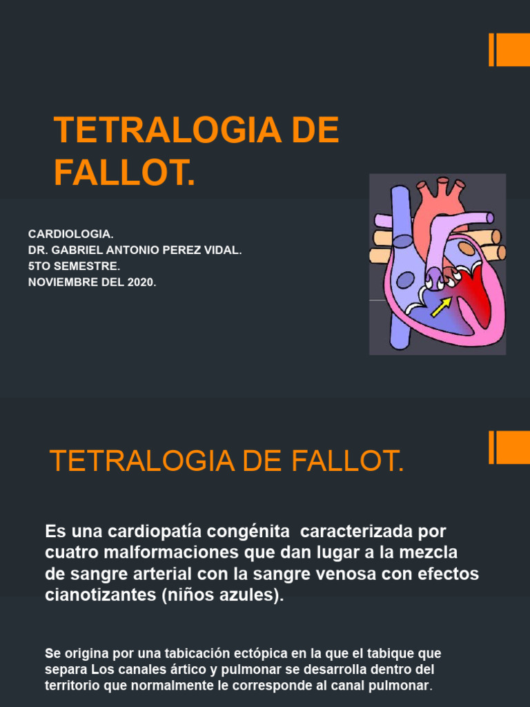Tetralogia de Fallot | PDF | Defecto cardiaco congenito | Corazón