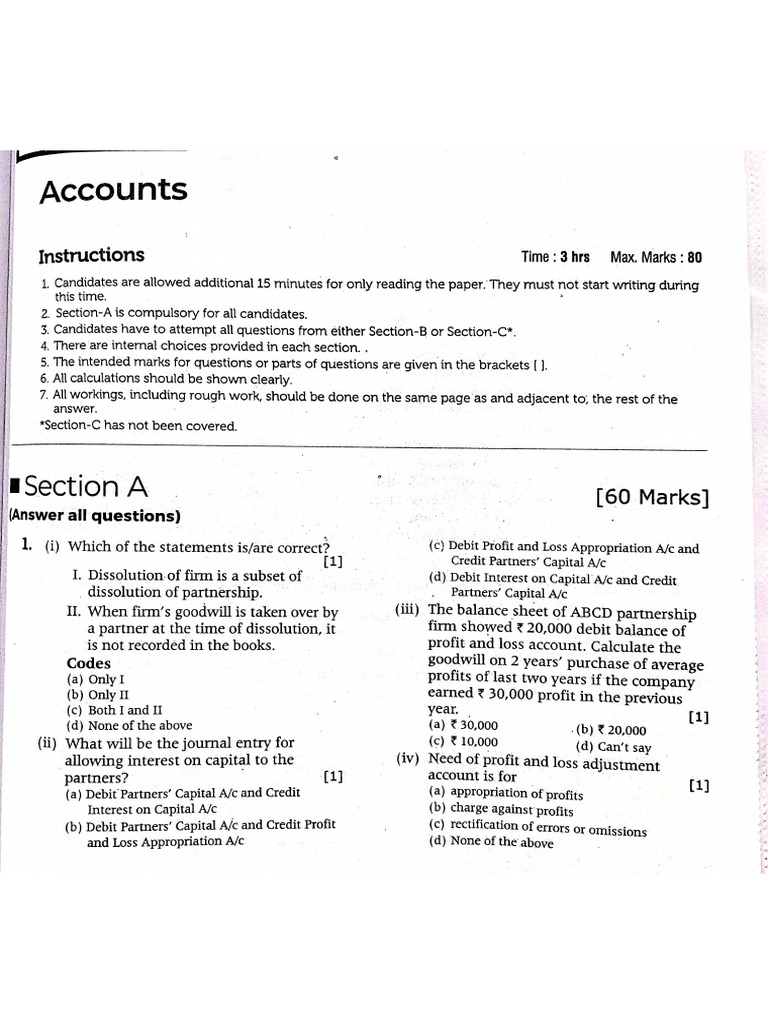 Account 12th Additional Study Material | PDF