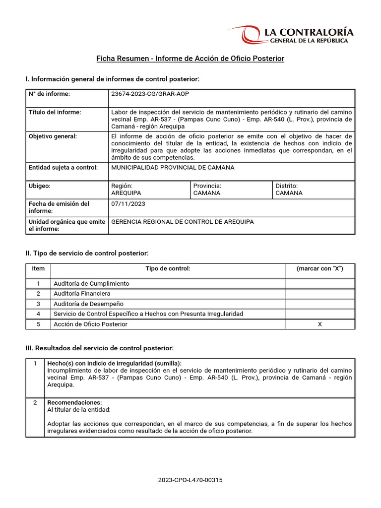 CG Resumen Cuno Cuno | PDF