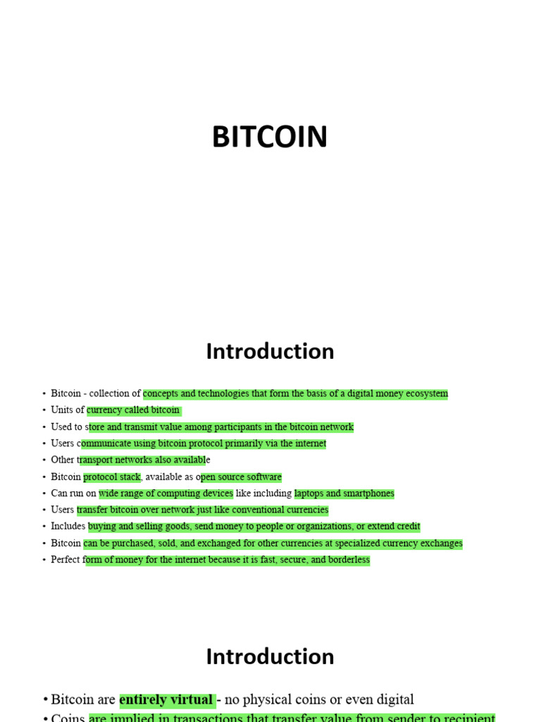 Unit 2 | PDF | Bitcoin | Cryptocurrency