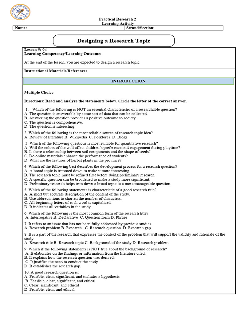 PR LP 4 2023 | PDF | Question | Scope (Computer Science)