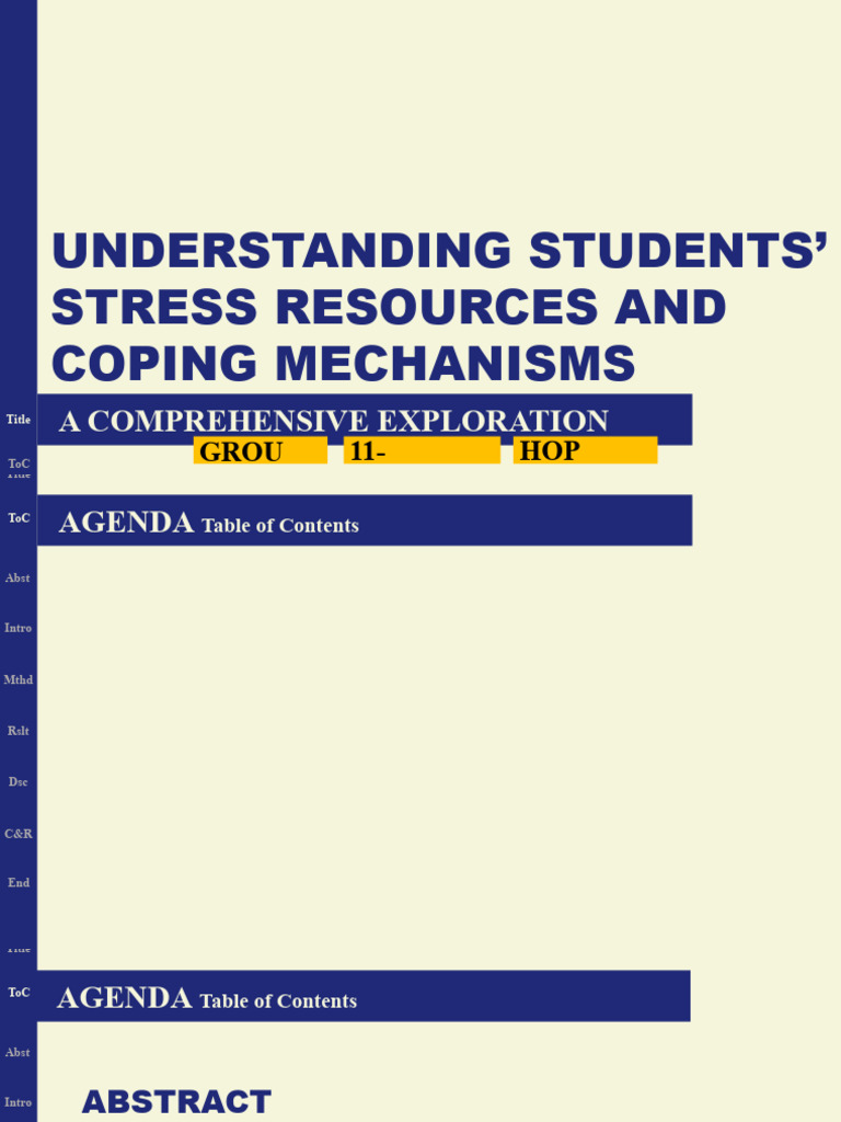 Stress Management Report | PDF | Stress (Biology) | Physical Fitness