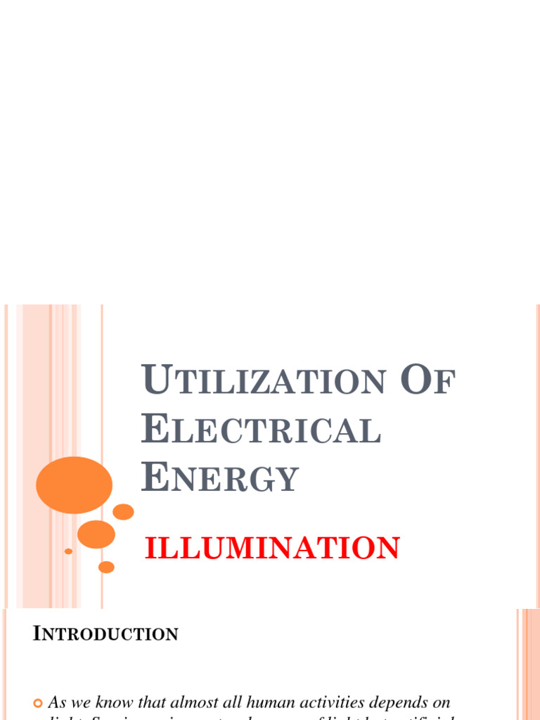 Illumination 1 Notes | PDF | Lighting | Light