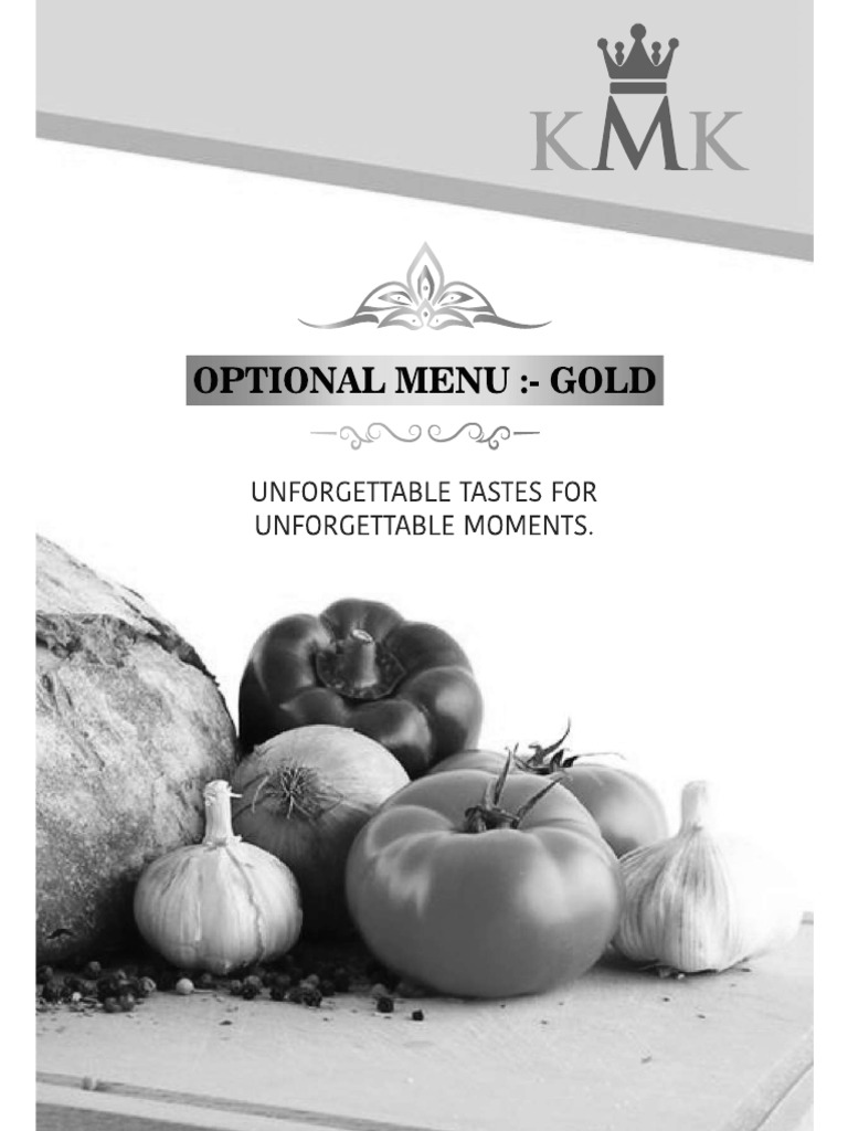 Gold Menu | PDF