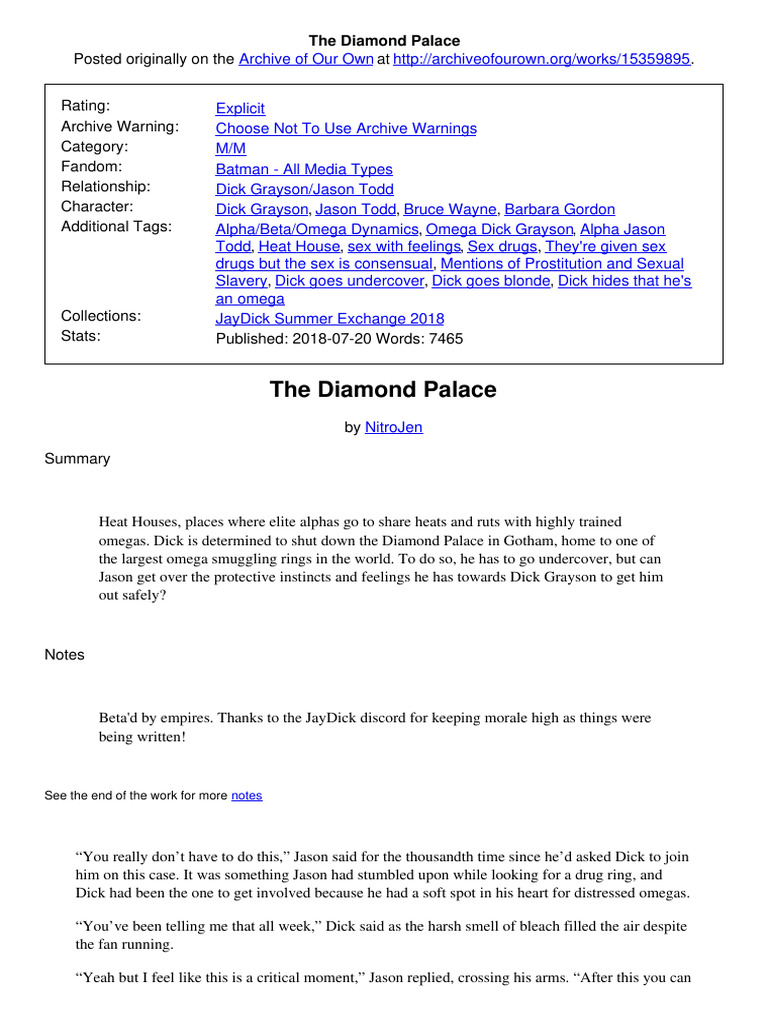 The Diamond Palace | PDF