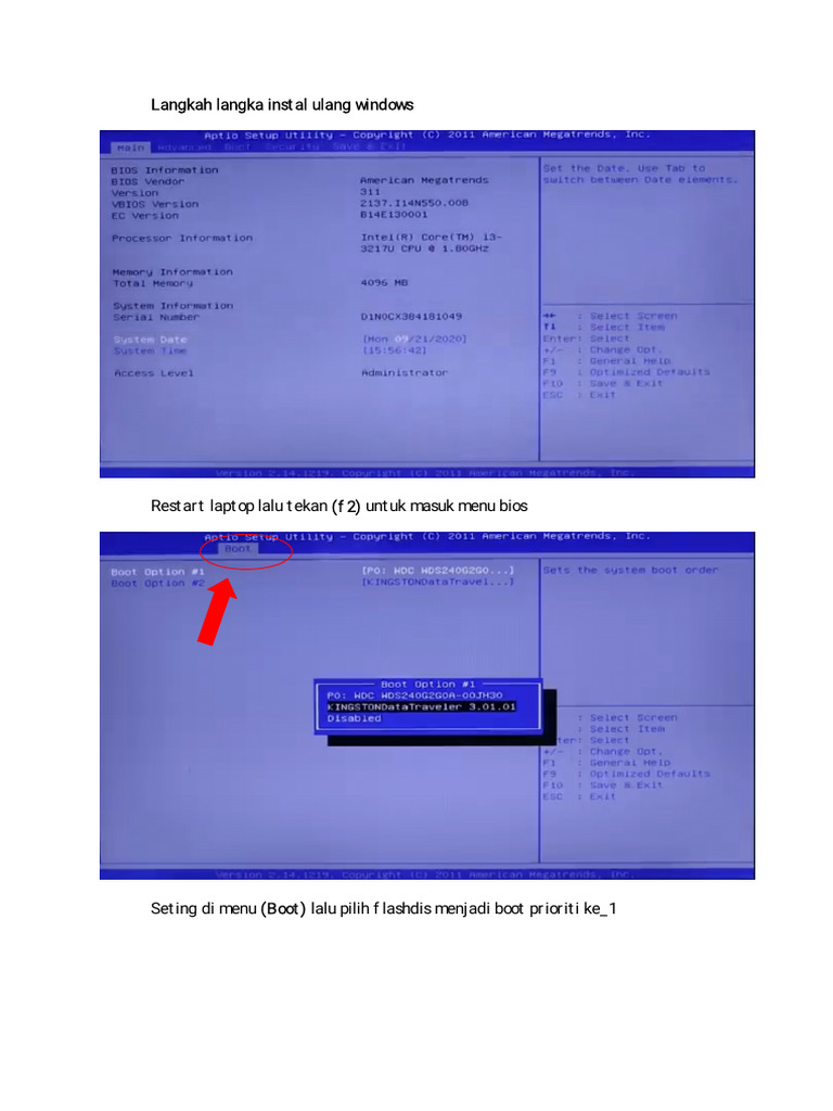 Langkah Langka Instal Ulang Windows | PDF Langkah Langka Instal Ulang Windows | PDF