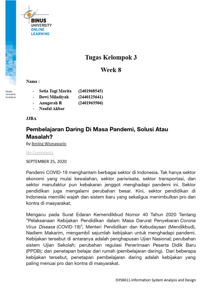 2022 Isys6611 Jjba TK3-W8-S12-R0 | PDF