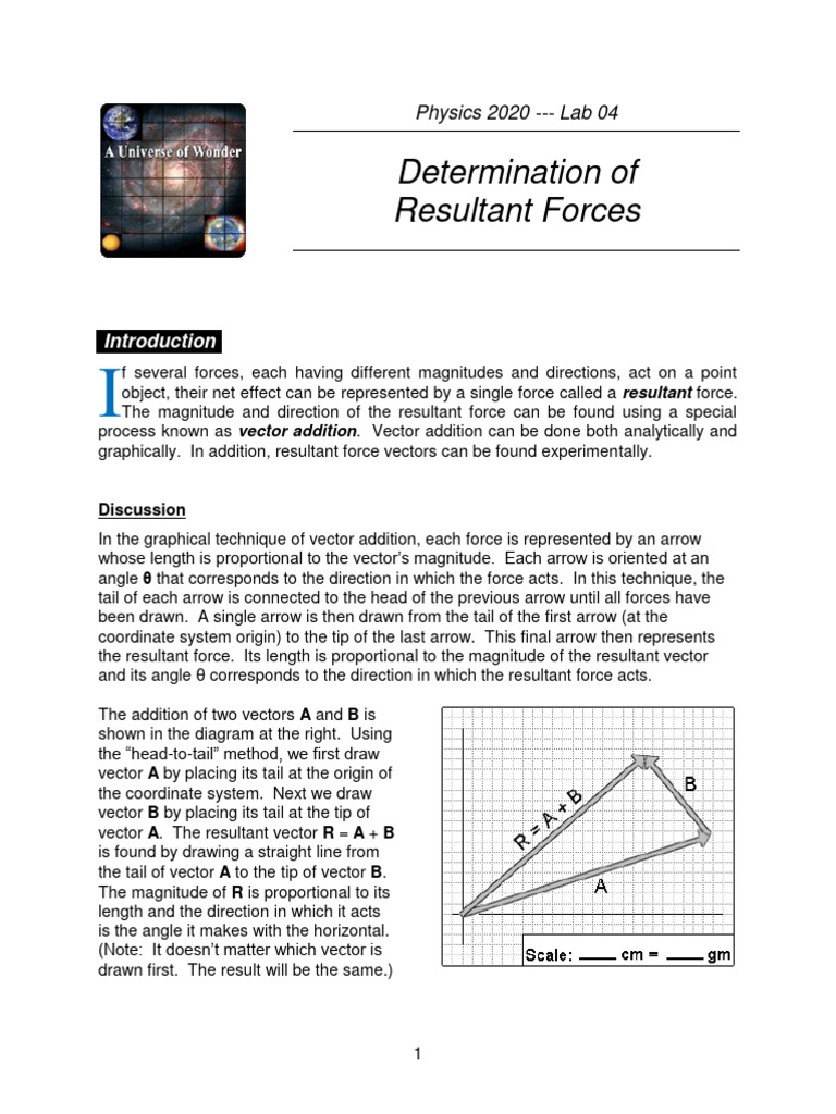 Lab 04 - Force Table (Rev 4) | PDF | Euclidean Vector | Force