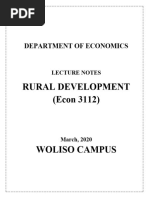 Theories and Approaches to Rural Development | PDF | Development ...