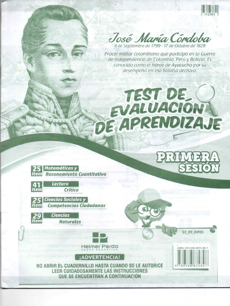 Test De Evaluación De Aprendizaje Primera Sesión Pdf