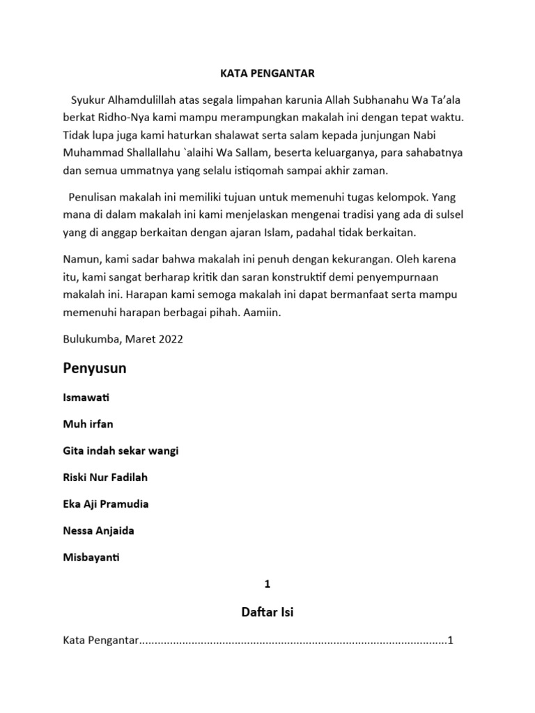 Mappacci | PDF | Agama & Spiritualitas