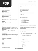 Resumo de Fórmulas de PA e PG | PDF | Sequência | Matemática elementar