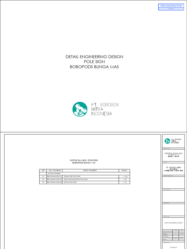 02.ded Egd Bunga Mas Pole Sign | PDF