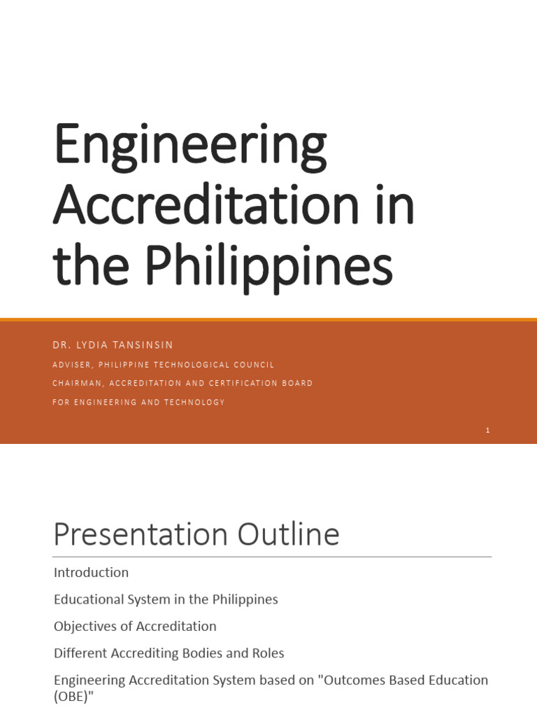 6-Engineering Accreditation in The Philippines-Lydia Tansinsin | PDF