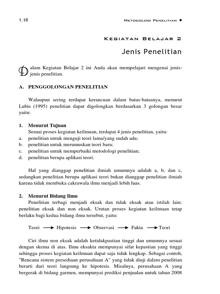 E-Learning Pertemuan 5 Metodologi Ilmiah-2 | PDF
