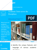 Academic Language | PDF | Word | Verb