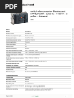 Product Datasheet: Circuit Breaker Masterpact NW16H1 - 1600 A - 4 Poles ...