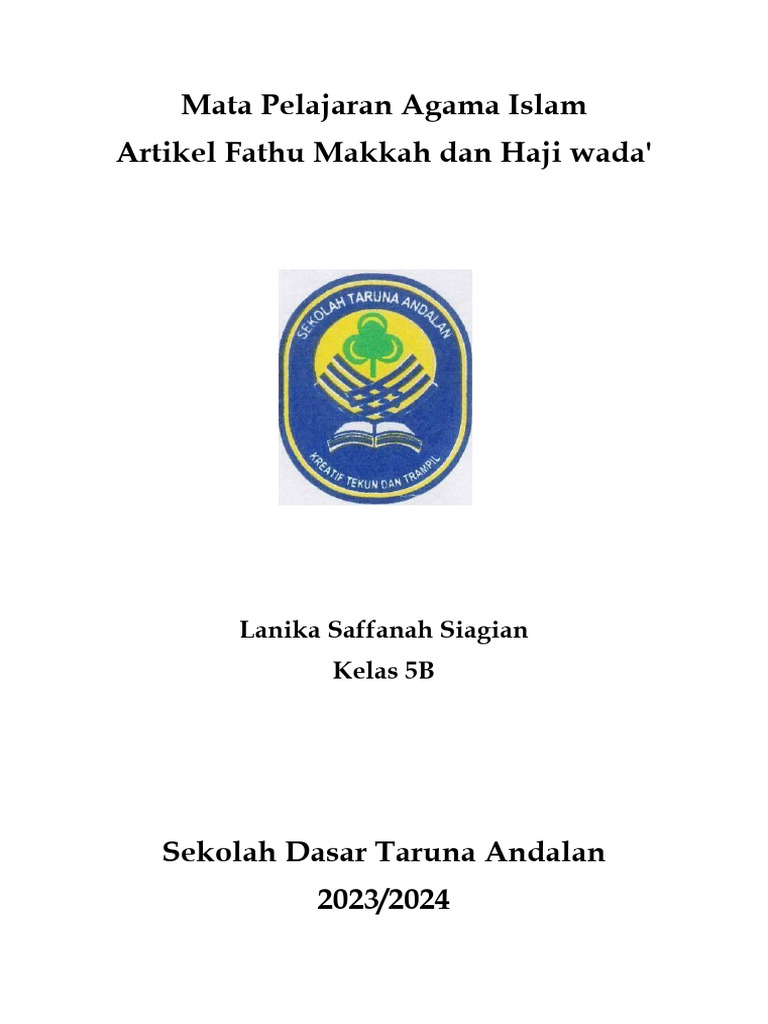 Fathu Makkah Dan Haji Wada' | PDF