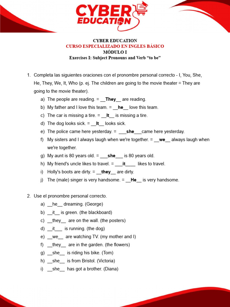 Exercises Mod I Mod | PDF | Linguistic Morphology | Syntax
