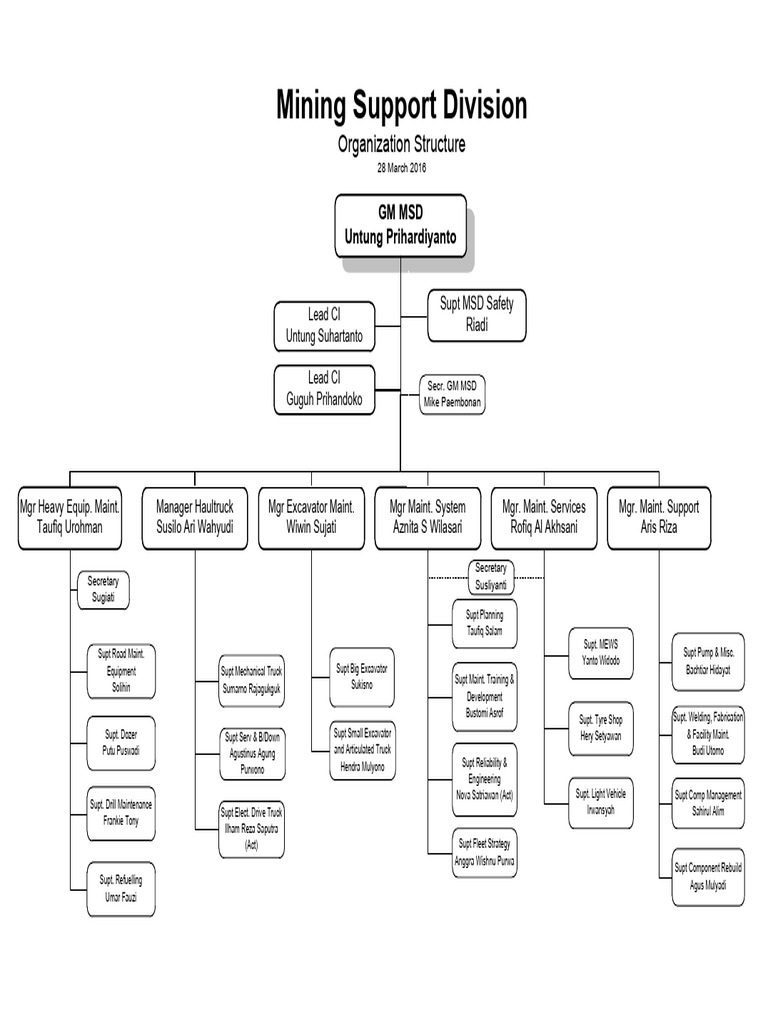 GM MSD Organization Structure | PDF | Motor Vehicle | Transport