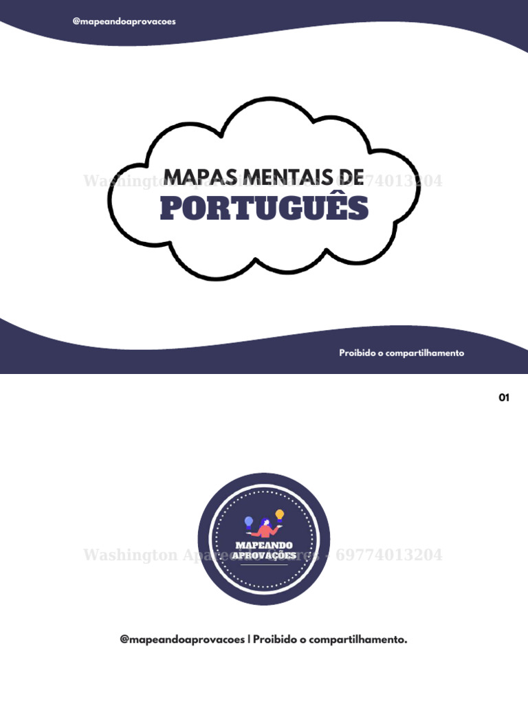 Mapas M Português | PDF | Assunto (gramática) | Pronome