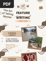 Feature Writing (DSPC 2023) | PDF