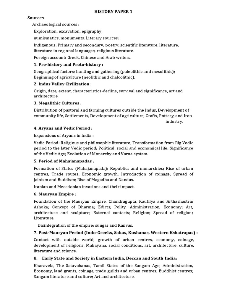 History Paper 1 | Download Free PDF | Mughal Empire