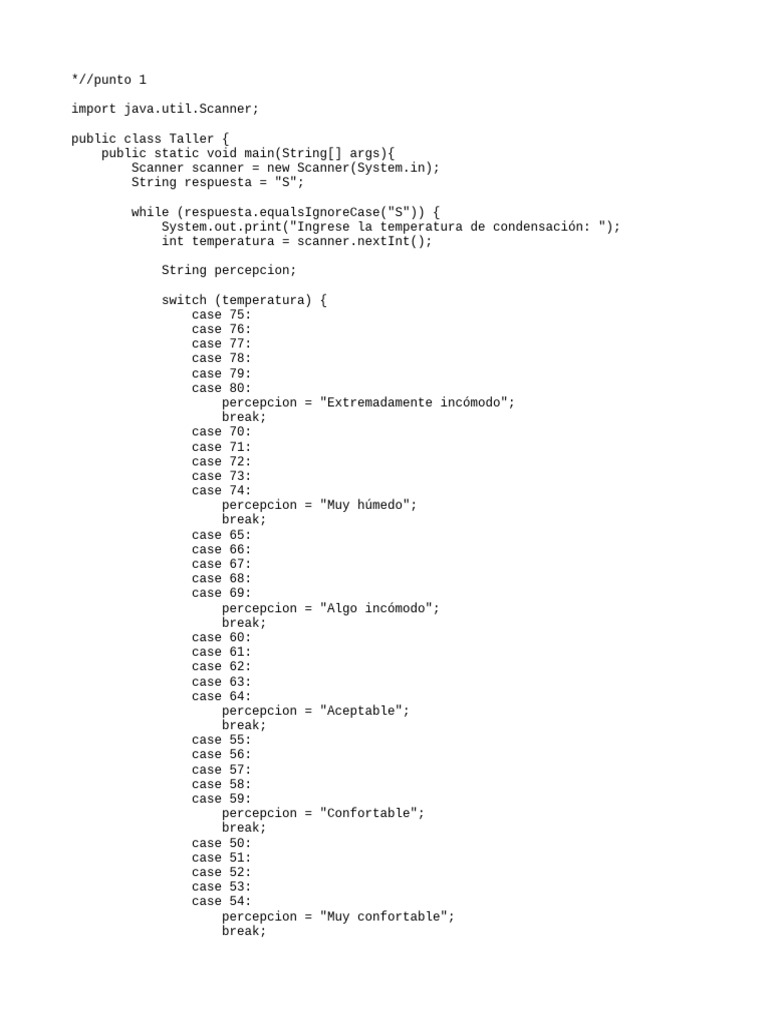 Taller 3 Gonzalez Michelle | PDF | Java (lenguaje de programación ...