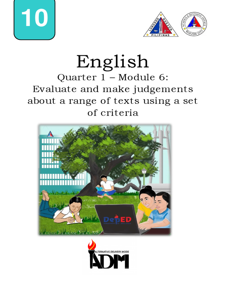 ENGLISH 10 Q1 MODULE 6 Evaluating News Stories V4final 1 | PDF ...